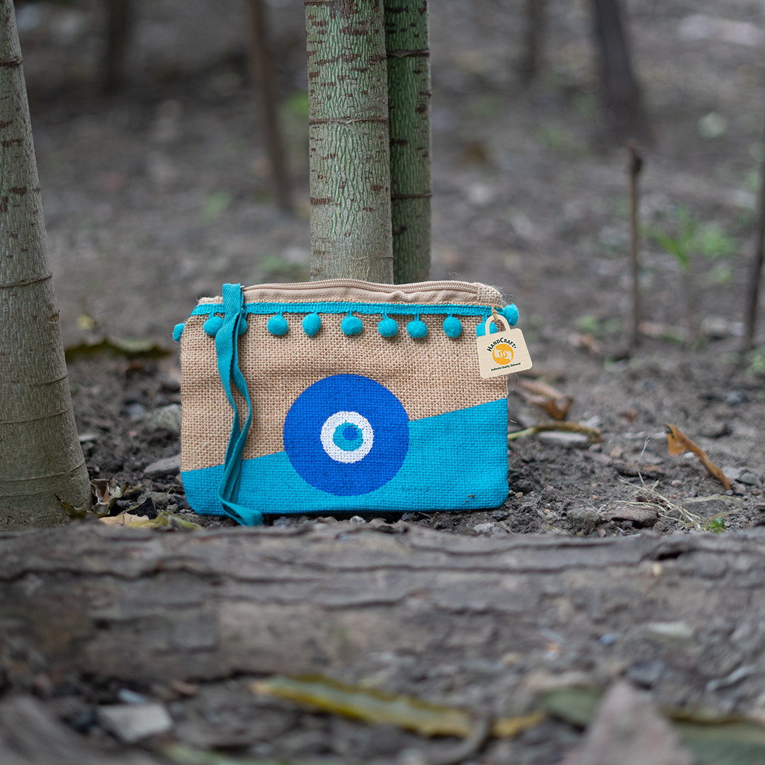 Jute Zipper Pouch Manufacturer - JP 001 C - handcraftCustom.com
