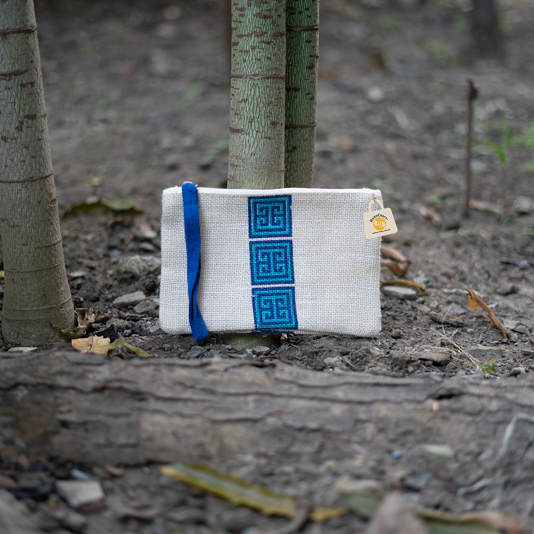 Jute Zipper Pouch Manufacturer - JP 012 B - handcraftCustom.com
