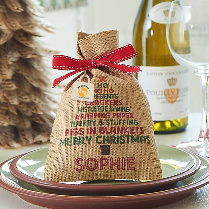 Burlap Drawstring Bag Manufacturer - 002 - handcraftCustom.com