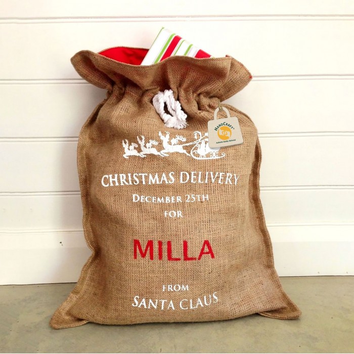 Burlap Drawstring Bag Manufacturer - 004 - handcraftCustom.com